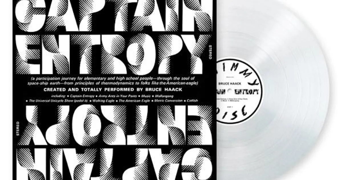 Bruce Haack Captain Entropy (Clear) Vinyl Record