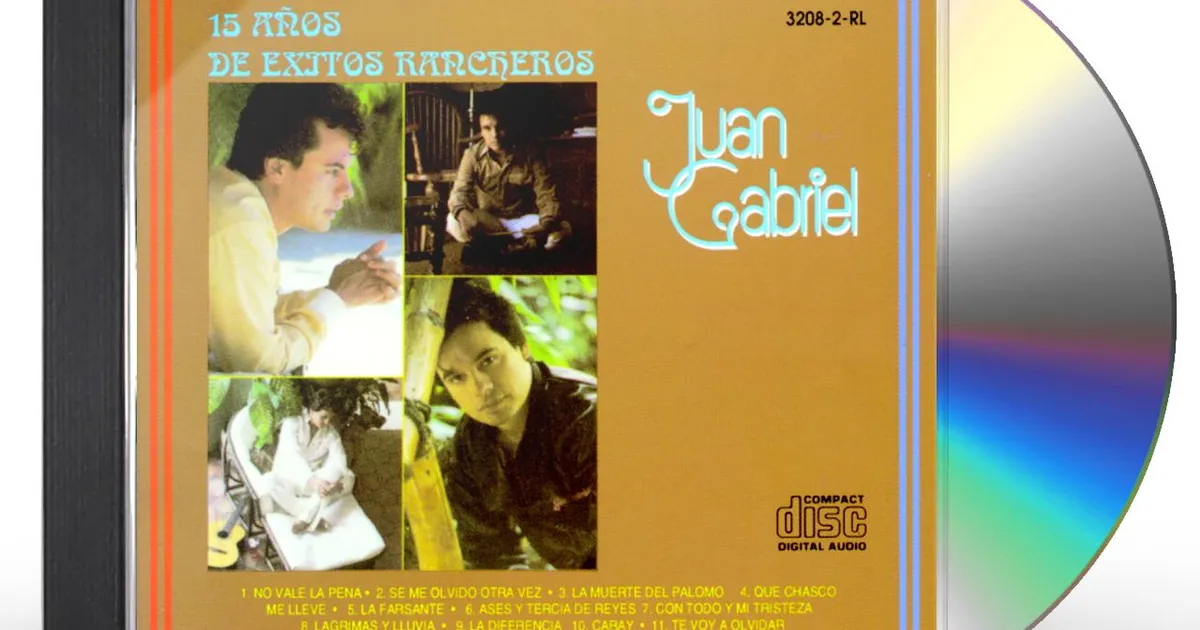 Juan Gabriel 15 ANOS DE EXITOS RANCHEROS CD
