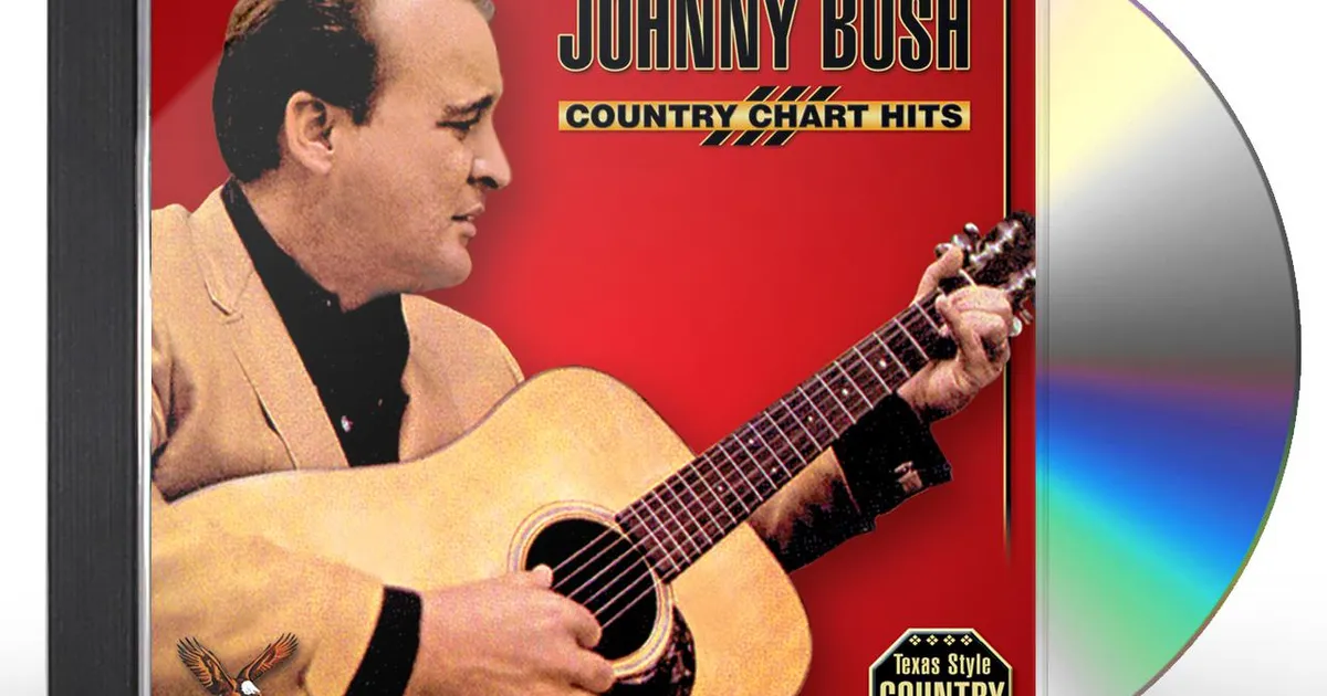 Johnny Bush COUNTRY CHART HITS CD