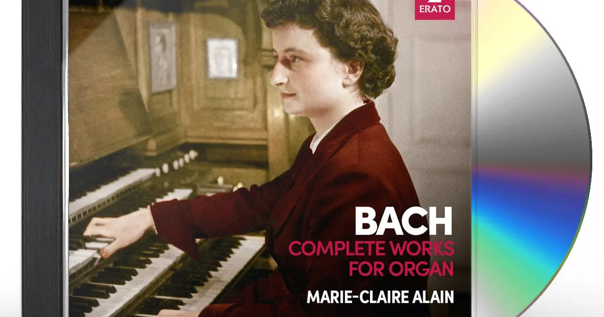 Marie-Claire Alain BACH: COMPLETE ORGAN WORKS CD