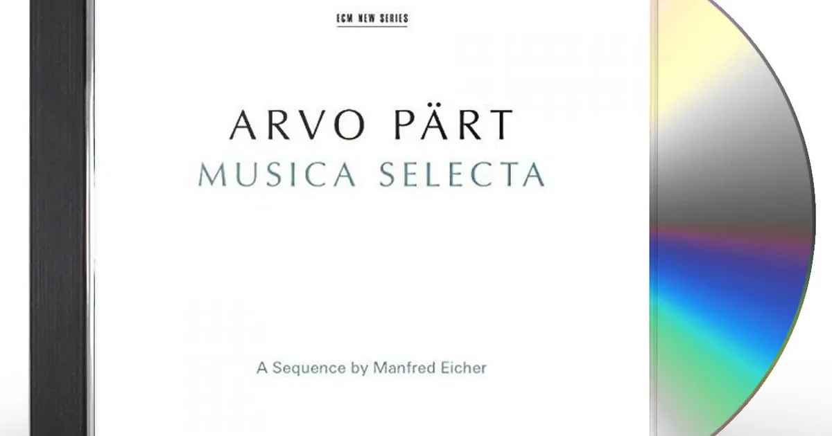 ARVO PART: MUSICA SELECTA - A SEQUENCE BY MANFRED CD