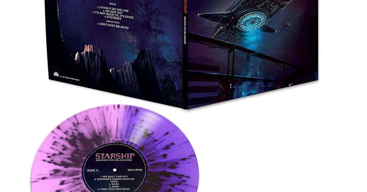 Starship Greatest Hits Relaunched (Split Color Splatter) Vinyl Record