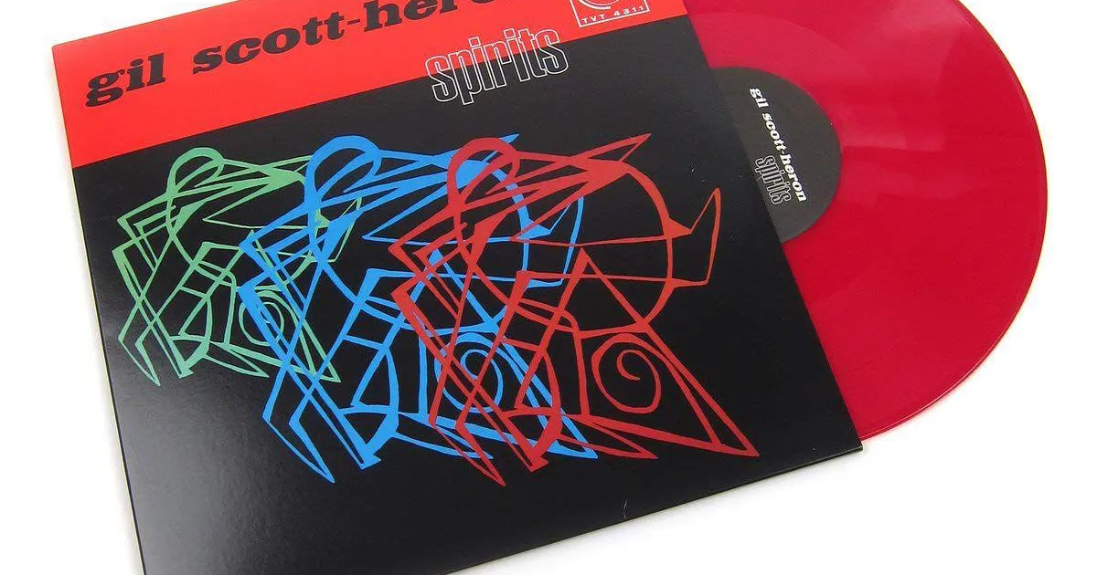 Gil Scott-Heron Spirits (Red) Vinyl Record