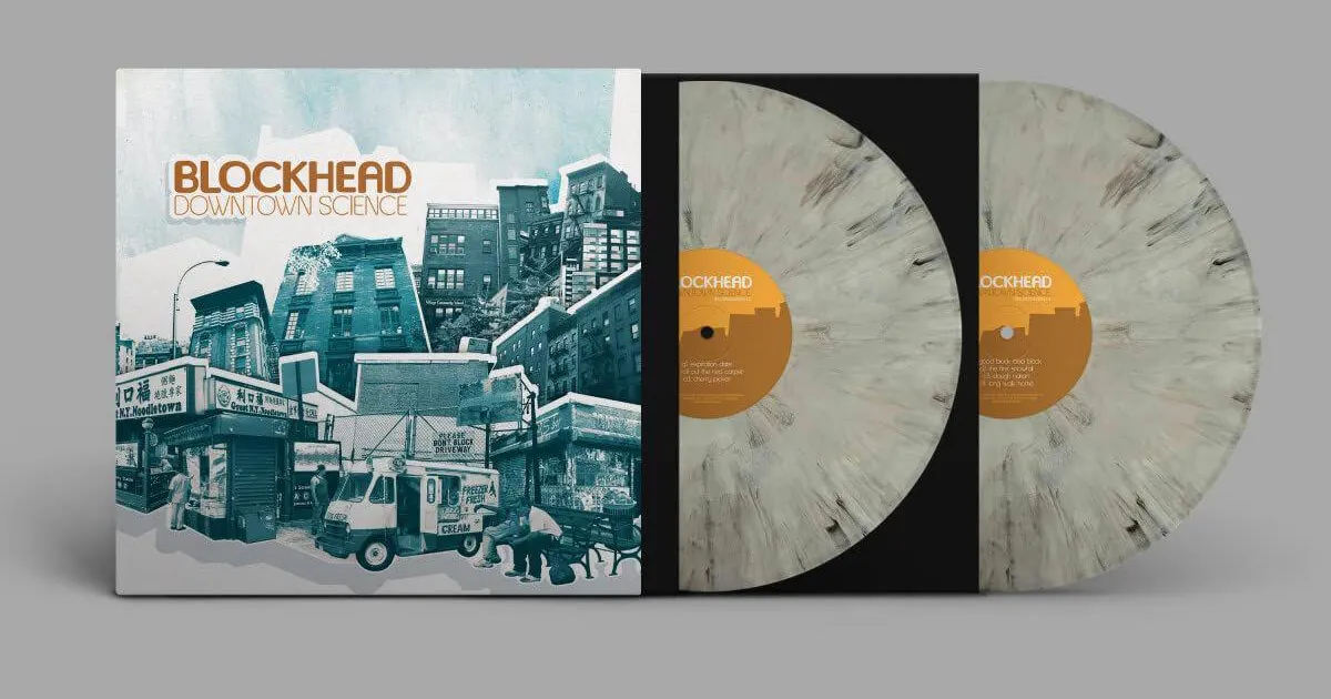 Blockhead Downtown Science (Grey Marbled/2LP/180g) Vinyl Record