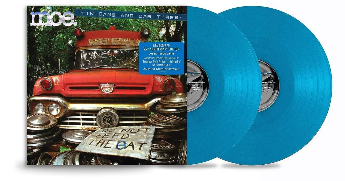 moe. Tin Cans and Car Tires (25th Anniversary Edition/2LP/Sky Blue ...