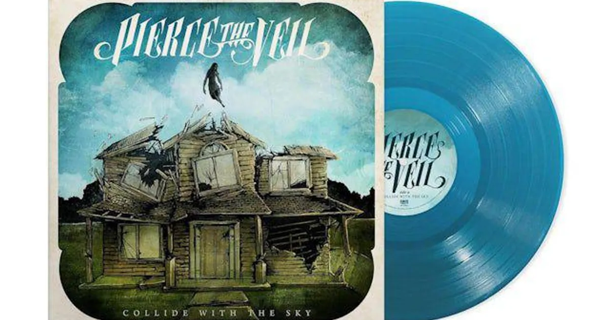 Pierce The Veil Collide With The Sky (Sea Blue Vinyl) Vinyl Record