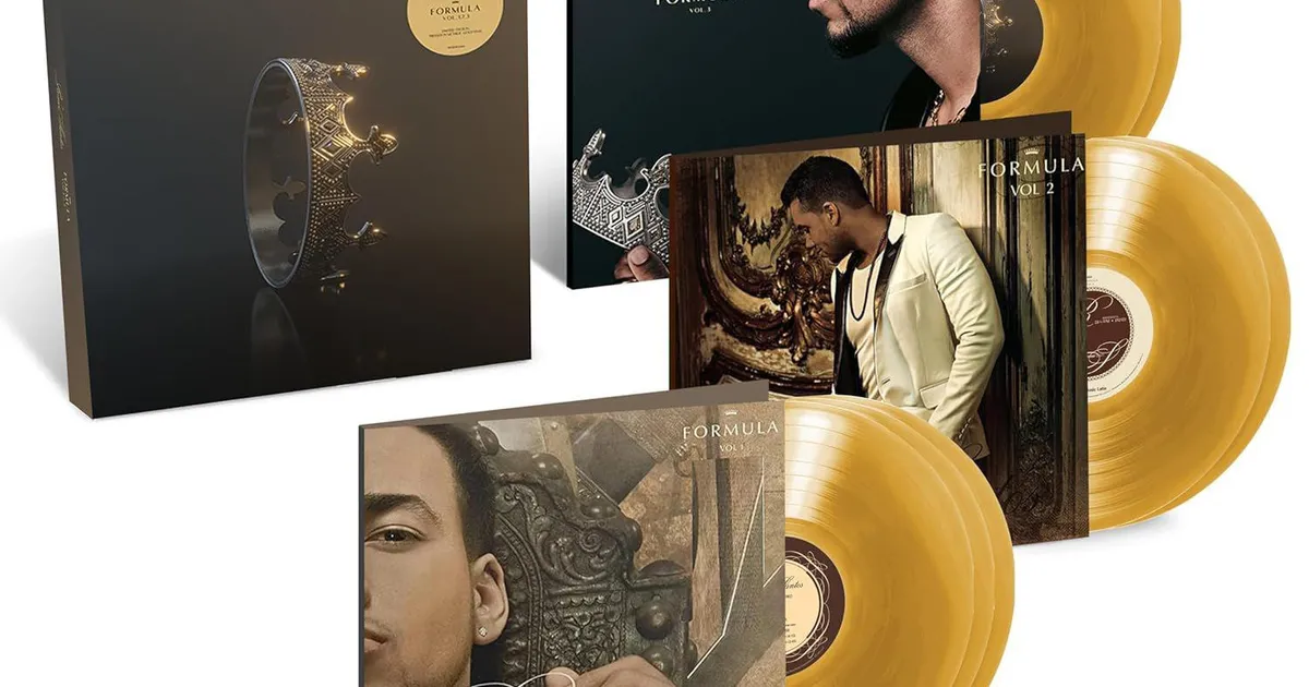 Romeo Santos Formula Vol. 1.2.3 (7LP/Metallic Gold) Vinyl Record