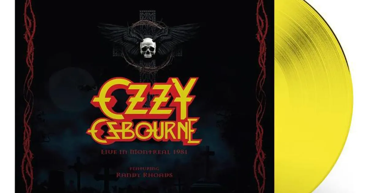 Ozzy Osbourne Live In Montreal 1981 (Yellow) Vinyl Record