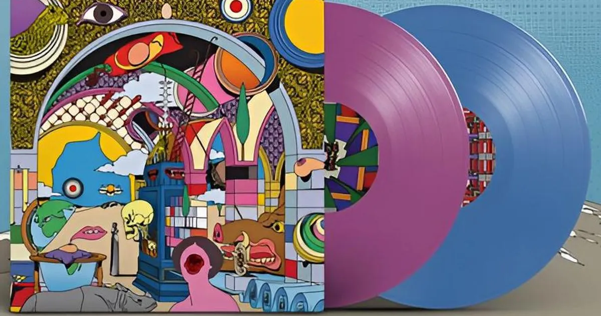 STRFKR Parallel Realms (2LP/Violet & Cobalt Blue) Vinyl Record