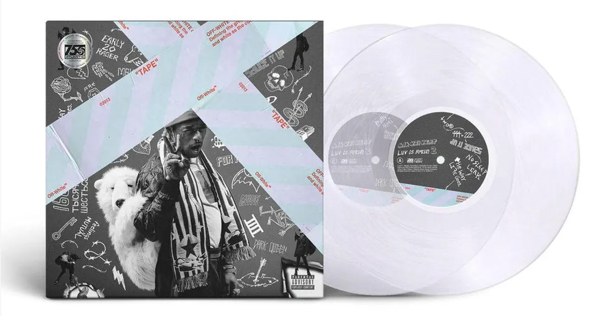 Lil Uzi Vert Luv Is Rage 2 (2LP/Crystal Clear) Vinyl Record