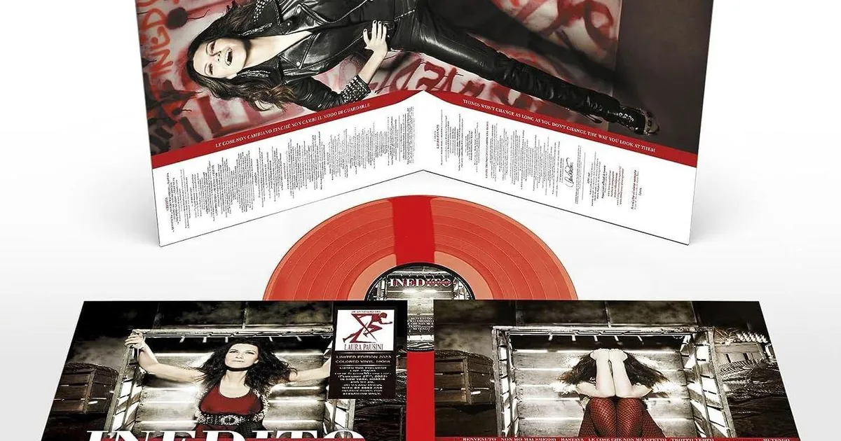 Laura Pausini Inedito (180g/Transparent Red) Vinyl Record