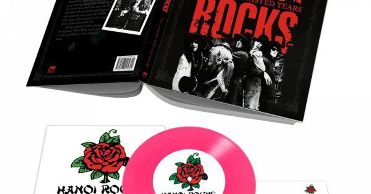 Hanoi Rocks All Those Wasted Years (Pink/With Book) Vinyl Record