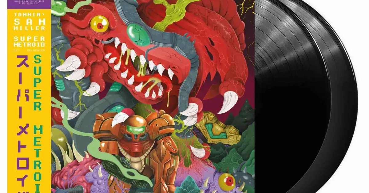 Jammin' Sam Miller Super Metroid - Original Soundtrack (2LP) Vinyl Record