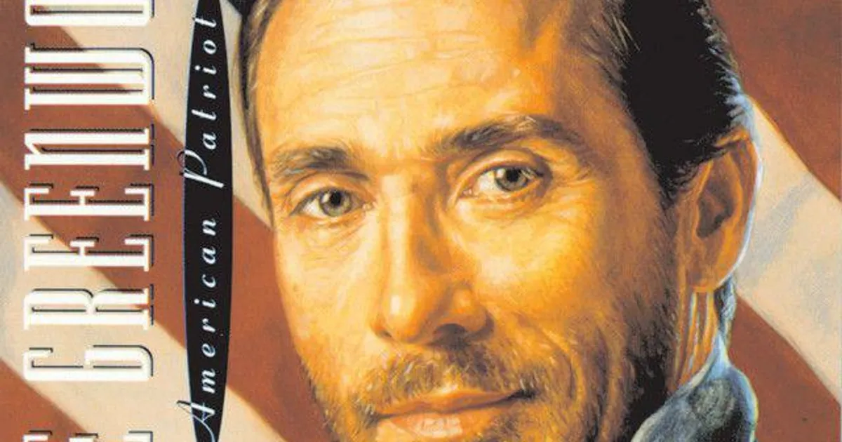 Lee Greenwood American Patriot (Red, White, Blue Splatter) Vinyl Record