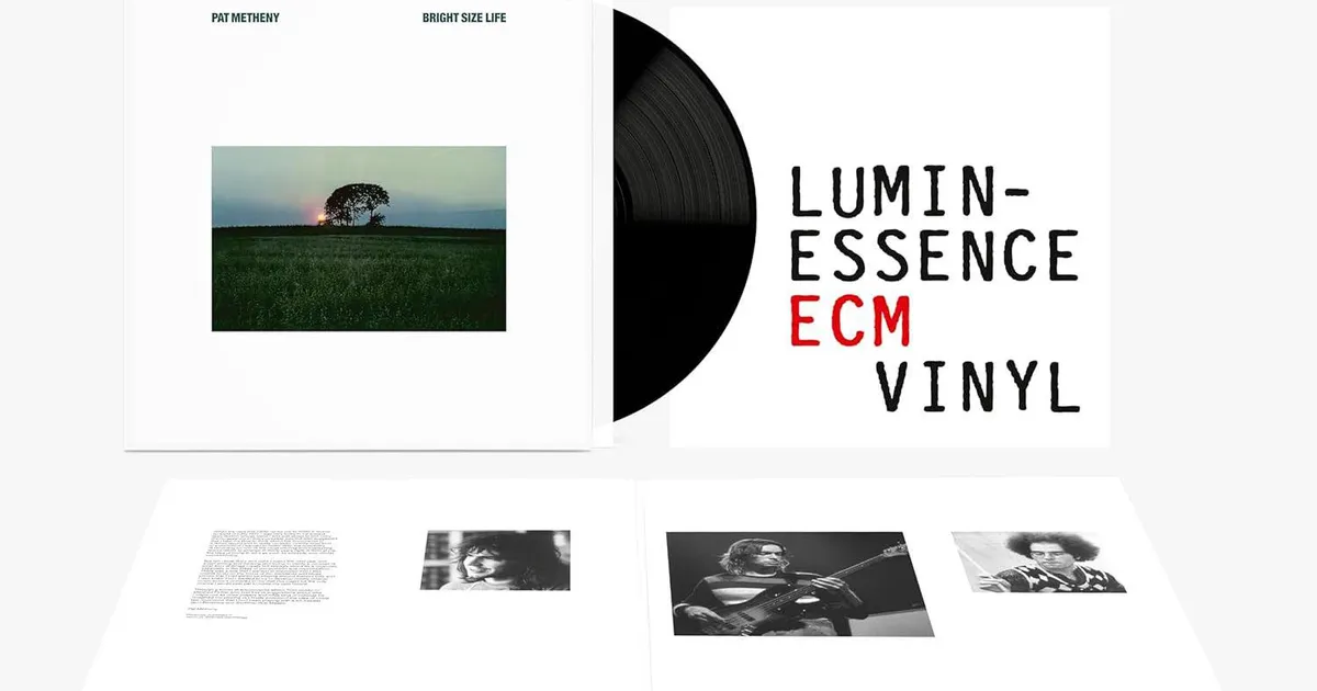 Pat Metheny Group Bright Size Life (ECM Luminescence Series) Vinyl Record