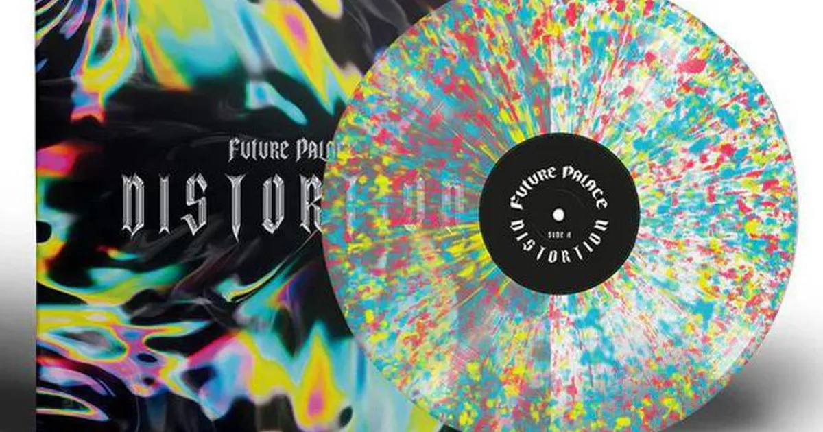 Future Palace Distortion (Limited Edition, Pink, Green, Turquoise, Neon ...