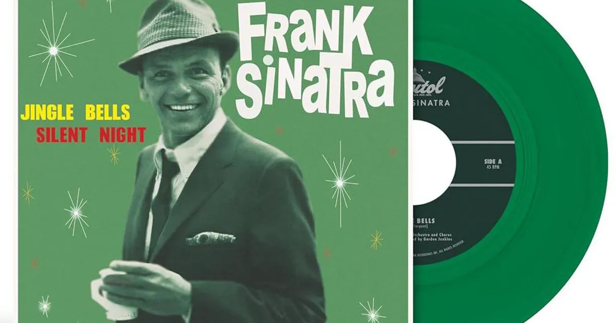 Frank Sinatra Jingle Bells (Evergreen Single) Vinyl Record