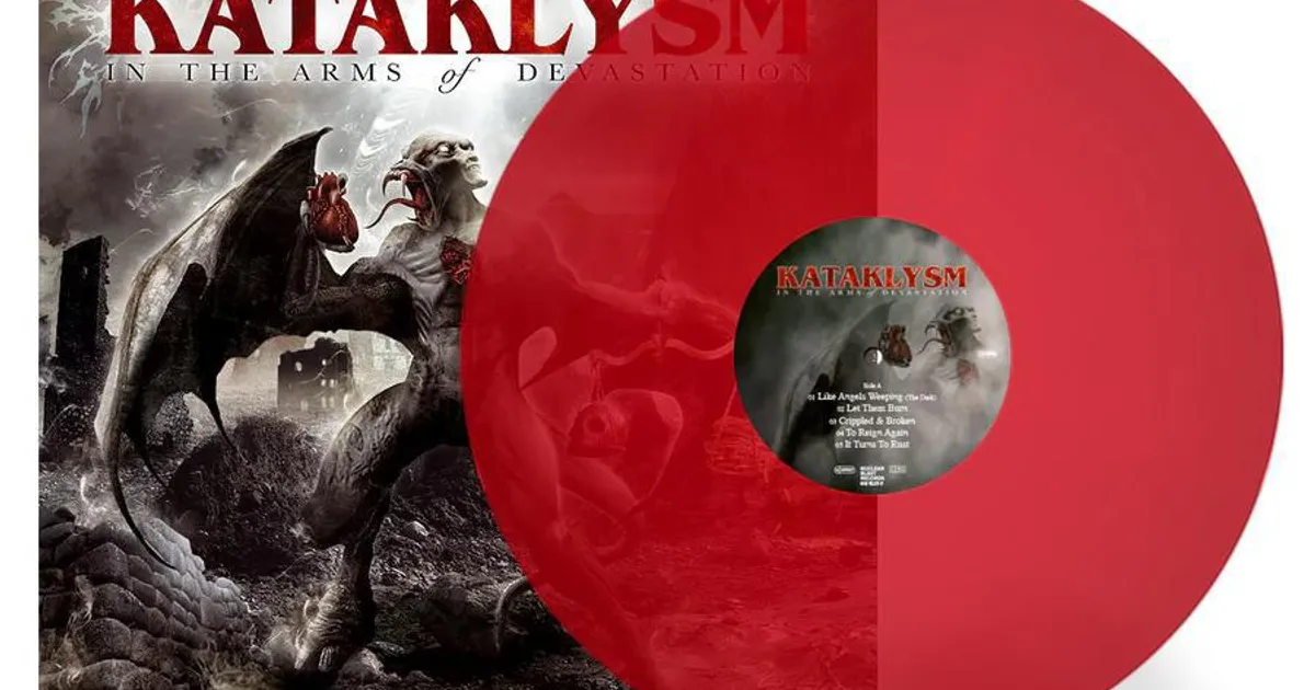 Kataklysm In The Arms of Devastation (Trans Red) Vinyl Record
