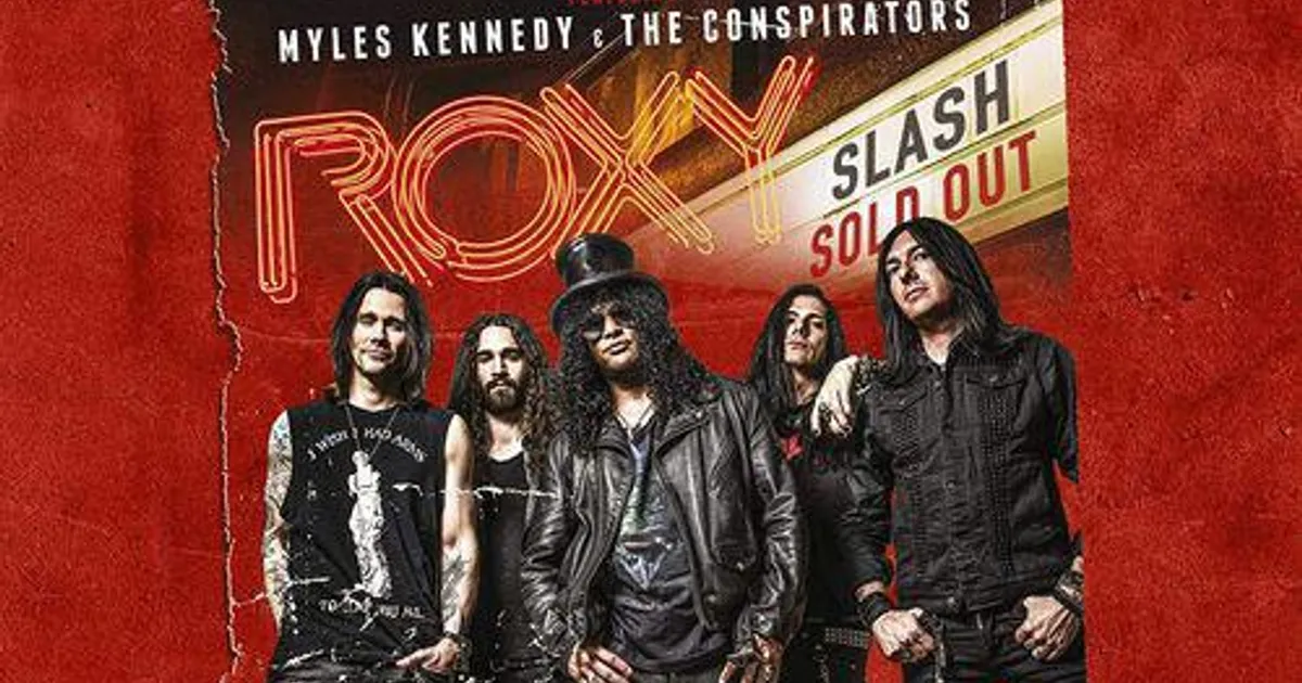 Slash LIVE AT THE ROXY Vinyl Record
