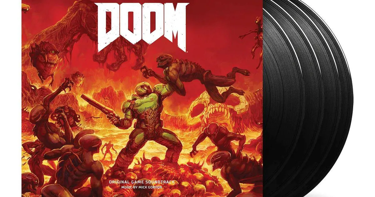 Mick Gordon Doom (5th Anniversary Standard Edition) Vinyl Record