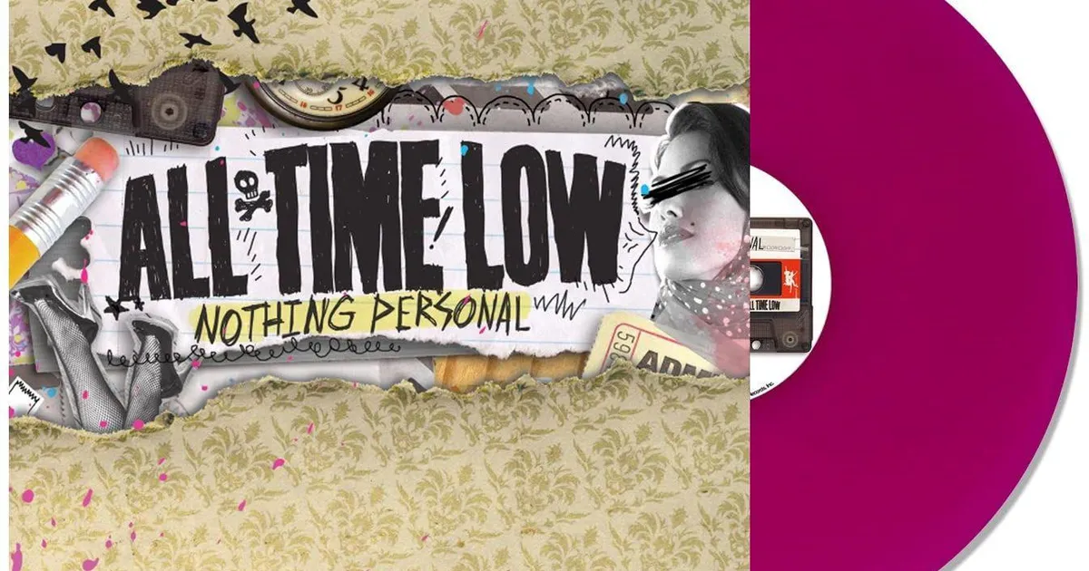 All Time Low Nothing Personal (Neon Purple) Vinyl Record