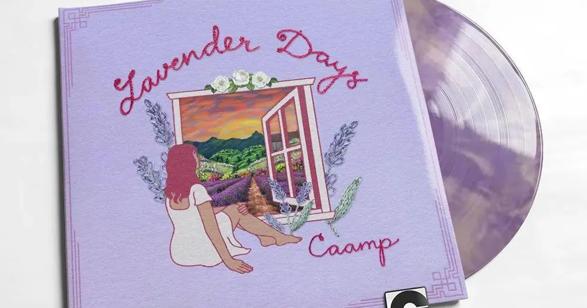 Caamp Lavender Days (Pink And Purple Galaxy Swirl) Vinyl Record