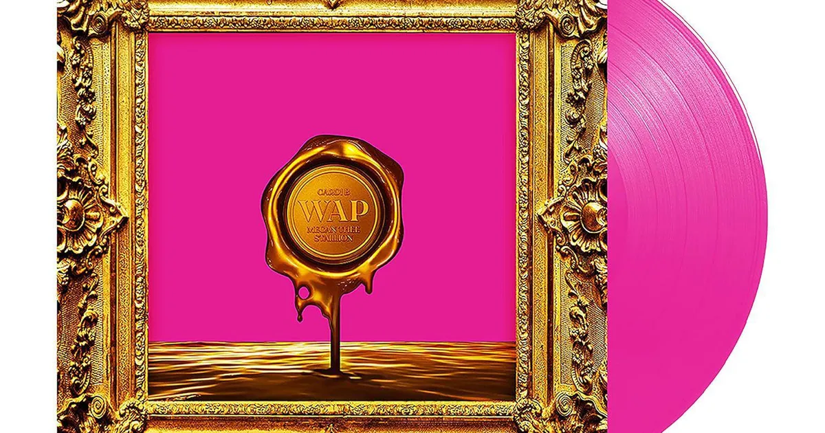 Cardi B WAP (feat. Megan Thee Stallion) [Pink] Vinyl Record