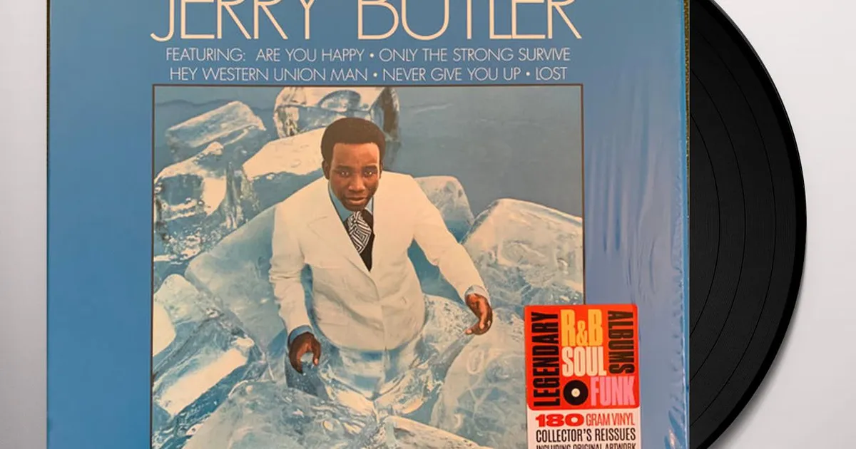 Jerry Butler ICEMAN COMETH Vinyl Record