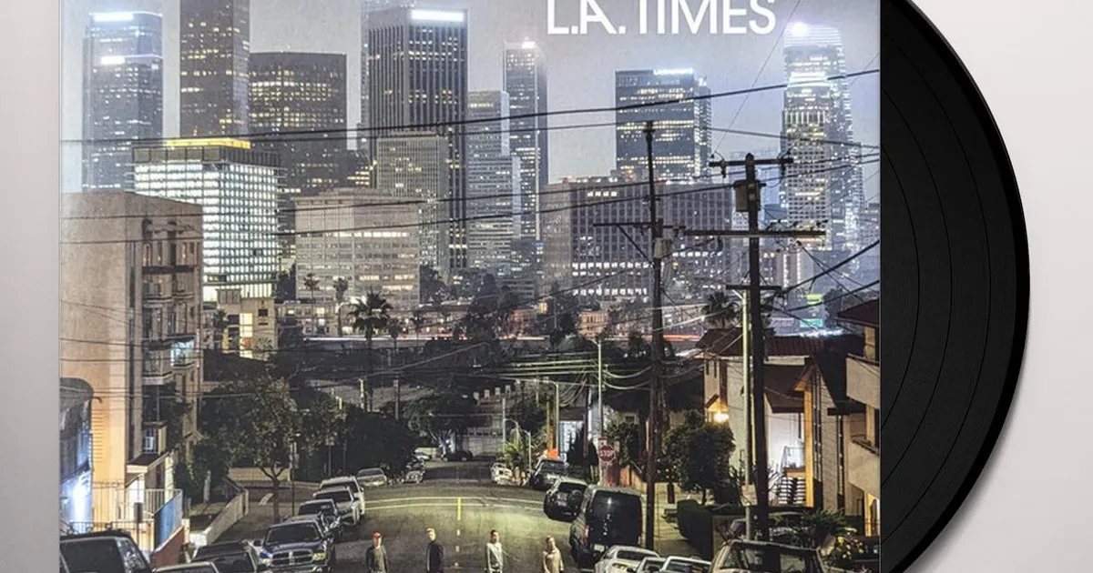 Travis L.A. TIMES (X) (FREEMANTLE'S GREEN MARBLE VINYL) Vinyl Record