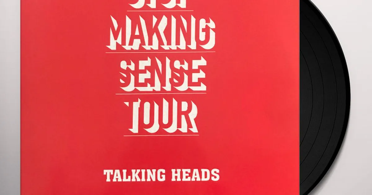 Talking Heads STOP MAKING SENSE TOUR Vinyl Record
