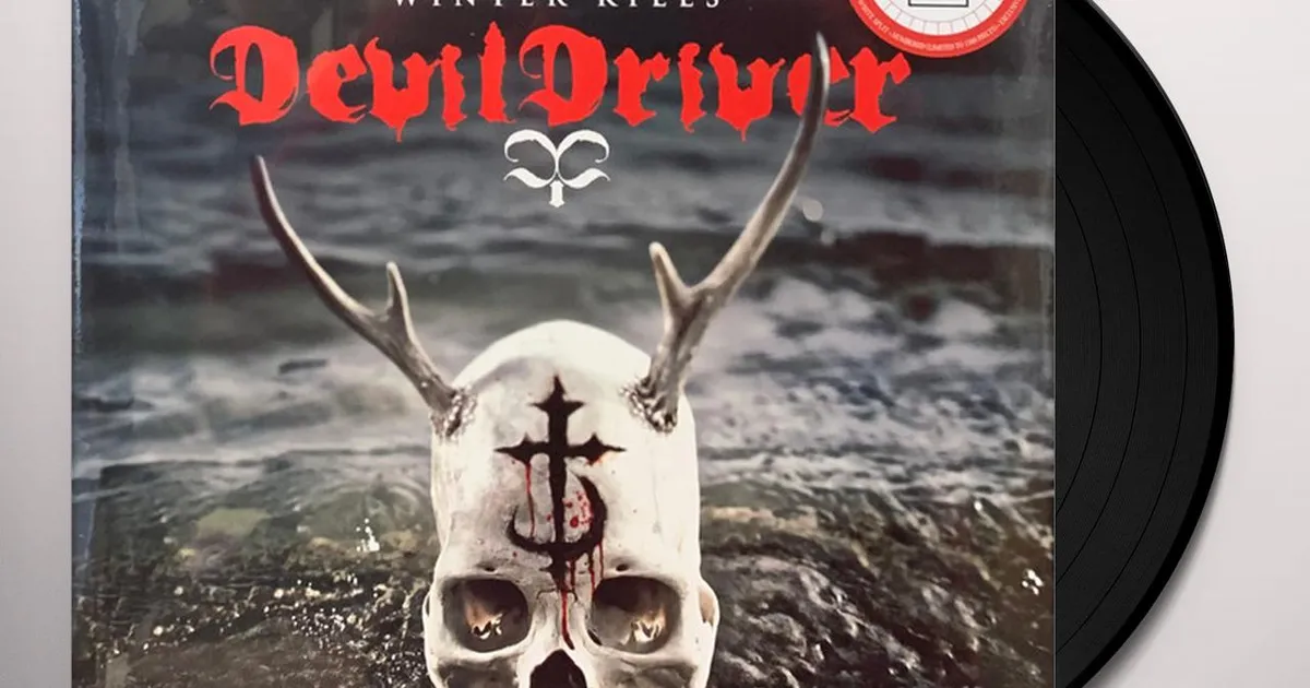 DevilDriver WINTER KILLS (RED/WHITE SPLIT COLOR VINYL/HAND-NUMBER/POSTER) (RSD) Vinyl Record
