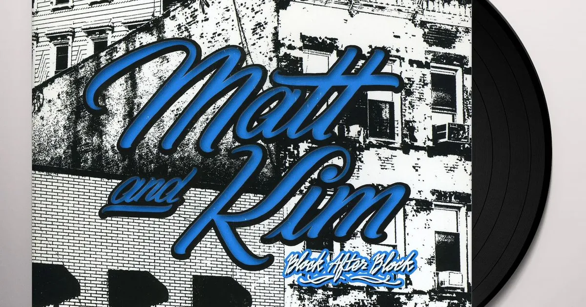 Matt and Kim BLOCK AFTER BLOCK Vinyl Record
