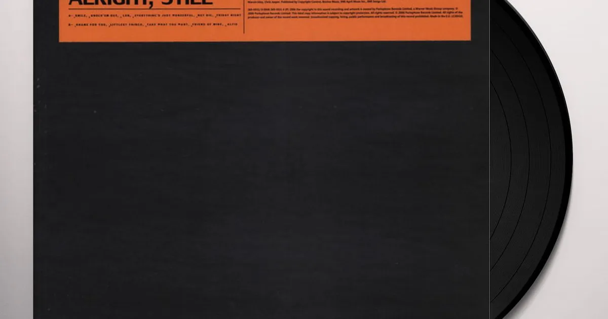 Lily Allen ALRIGHT, STILL Vinyl Record