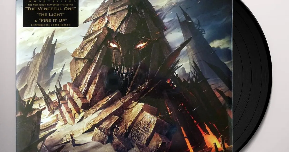 Disturbed IMMORTALIZED (X) Vinyl Record