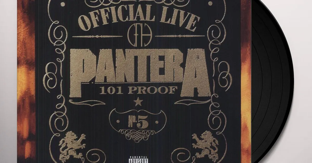 Pantera OFFICIAL LIVE Vinyl Record