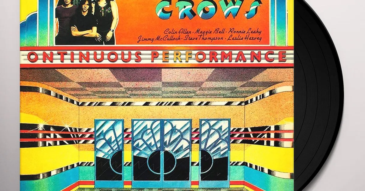 Stone The Crows Ontinuous Performance Vinyl Record
