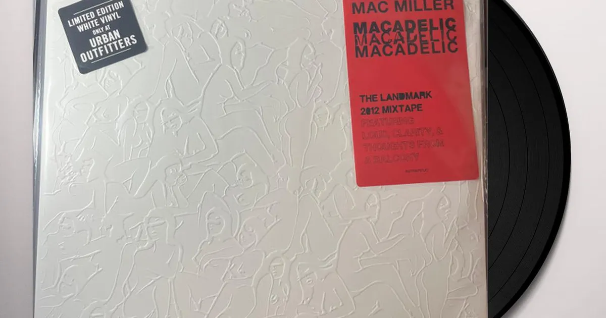 Mac Miller MACADELIC (WHITE VINYL/2LP) Vinyl Record