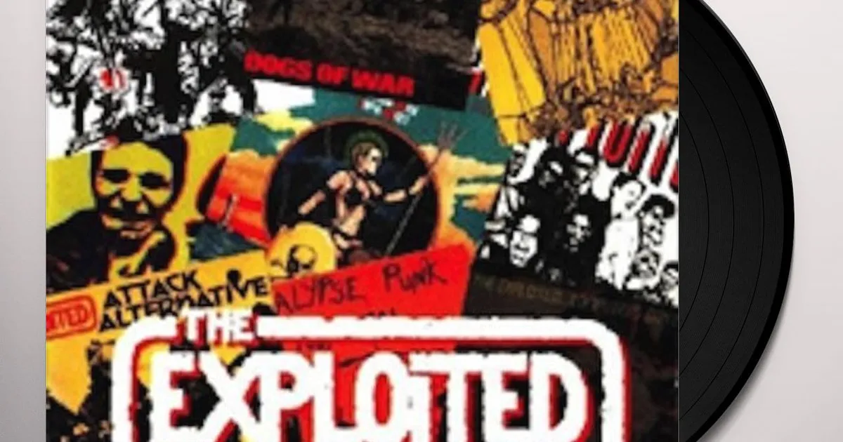 The Exploited PUNK SINGLES 1980-83 Vinyl Record