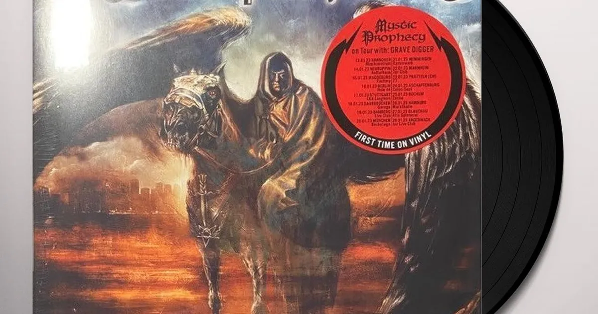 Mystic Prophecy Vengeance Gold Vinyl Record