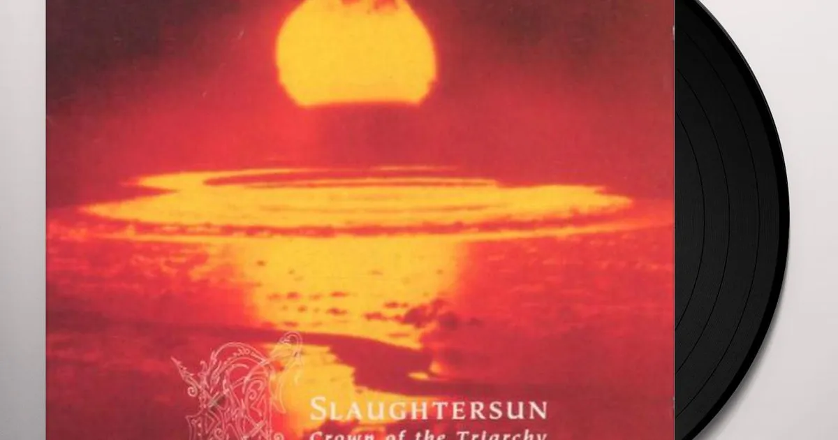 Dawn SLAUGHTERSUN (CROWN OF THE TRIARCHY) Vinyl Record - Clear Vinyl ...