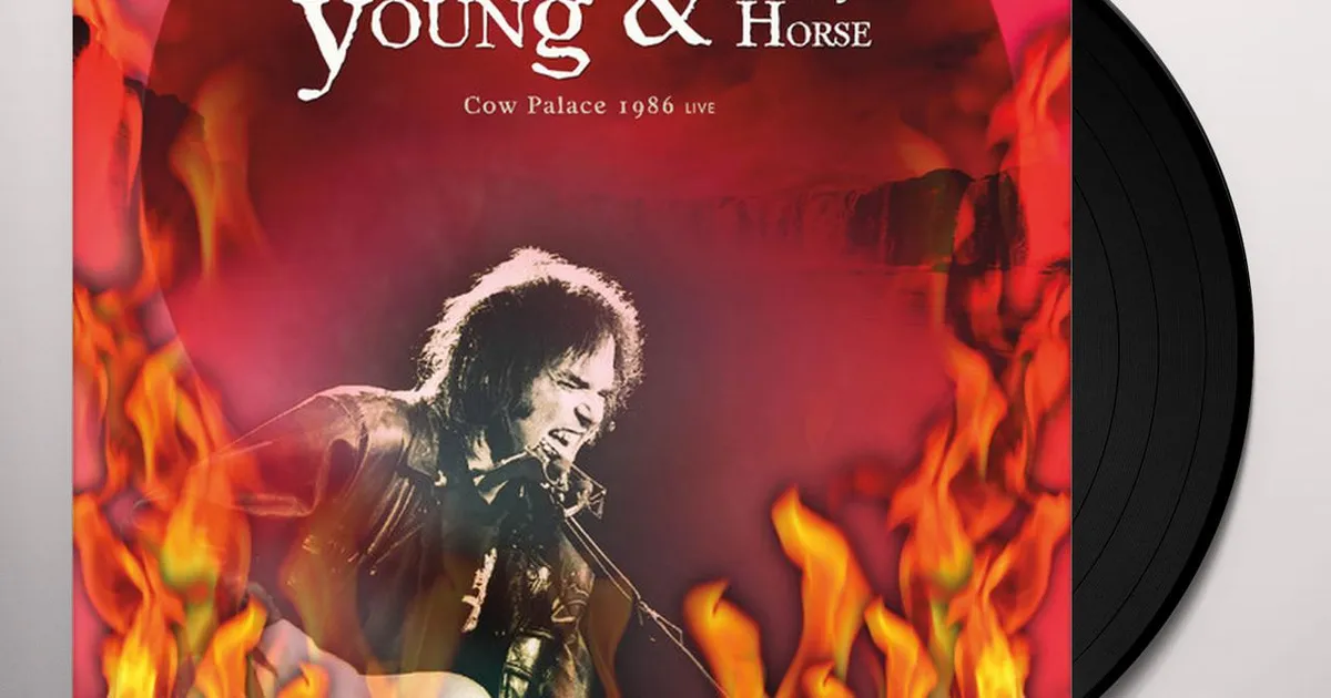 Neil Young & Crazy Horse BEST OF COW PALACE 1986 LIVE Vinyl Record