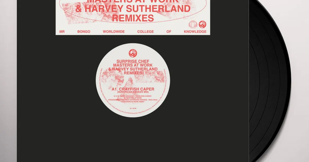 Surprise Chef MASTERS OF WORK REMIXES Vinyl Record