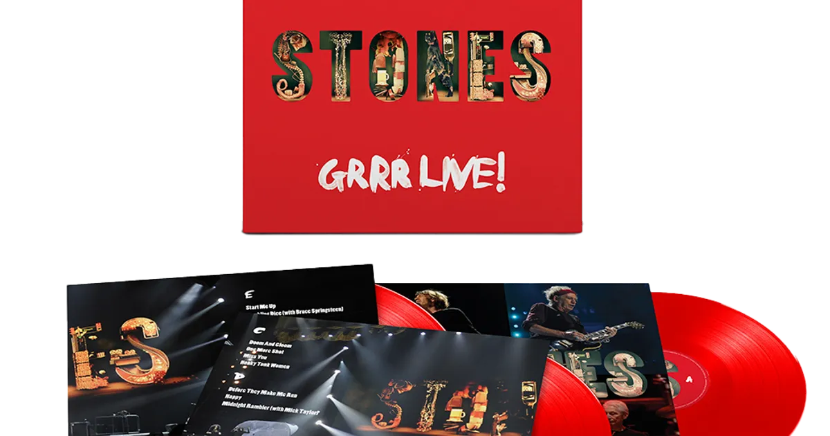 The Rolling Stones GRRR Live! Red 3LP