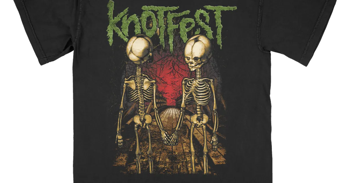 Slipknot Knotfest Leg 3 Skeleton Bridge T-Shirt