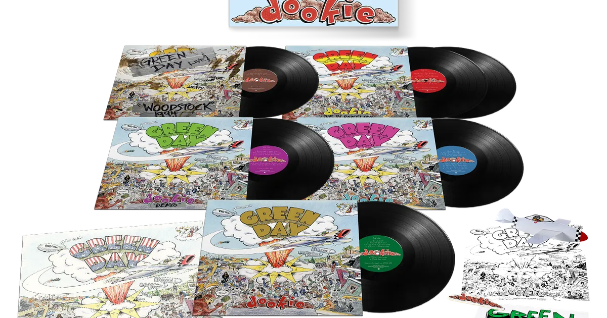 Green Day Dookie 30th Anniversary Black Vinyl Box Set