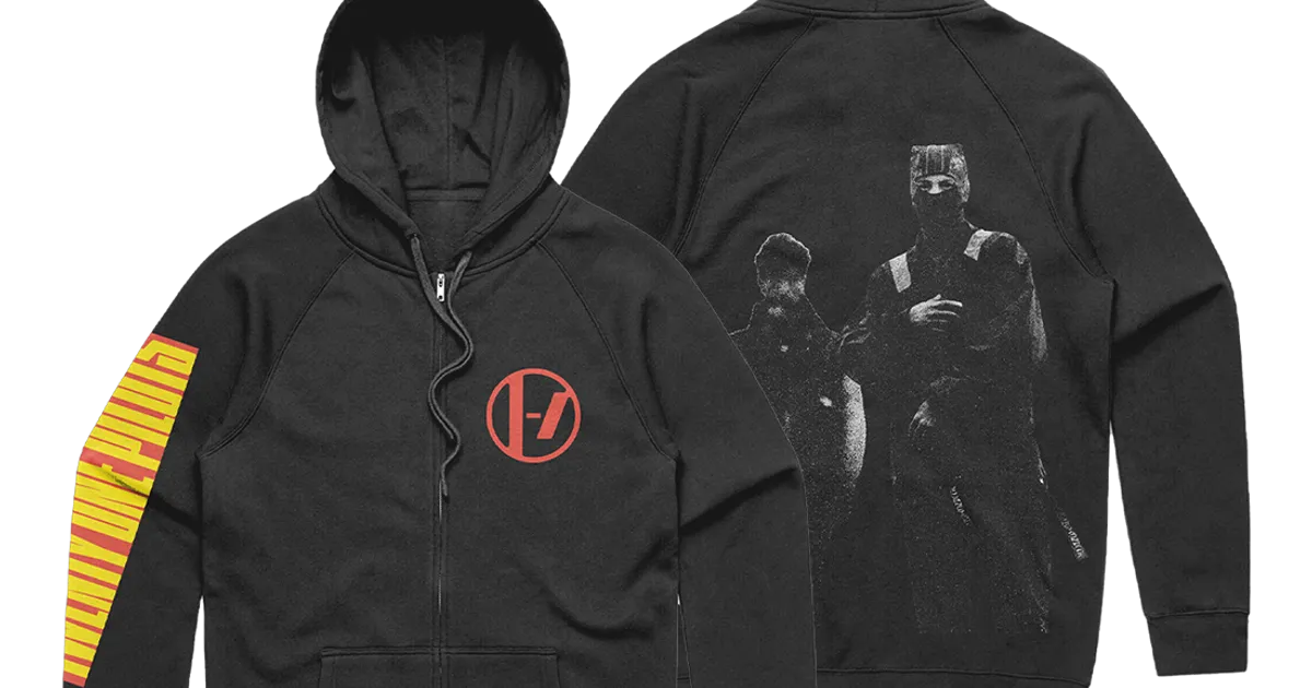 Twenty One Pilots CLANCY BLOCKSLEEVE ZIP-UP HOODIE