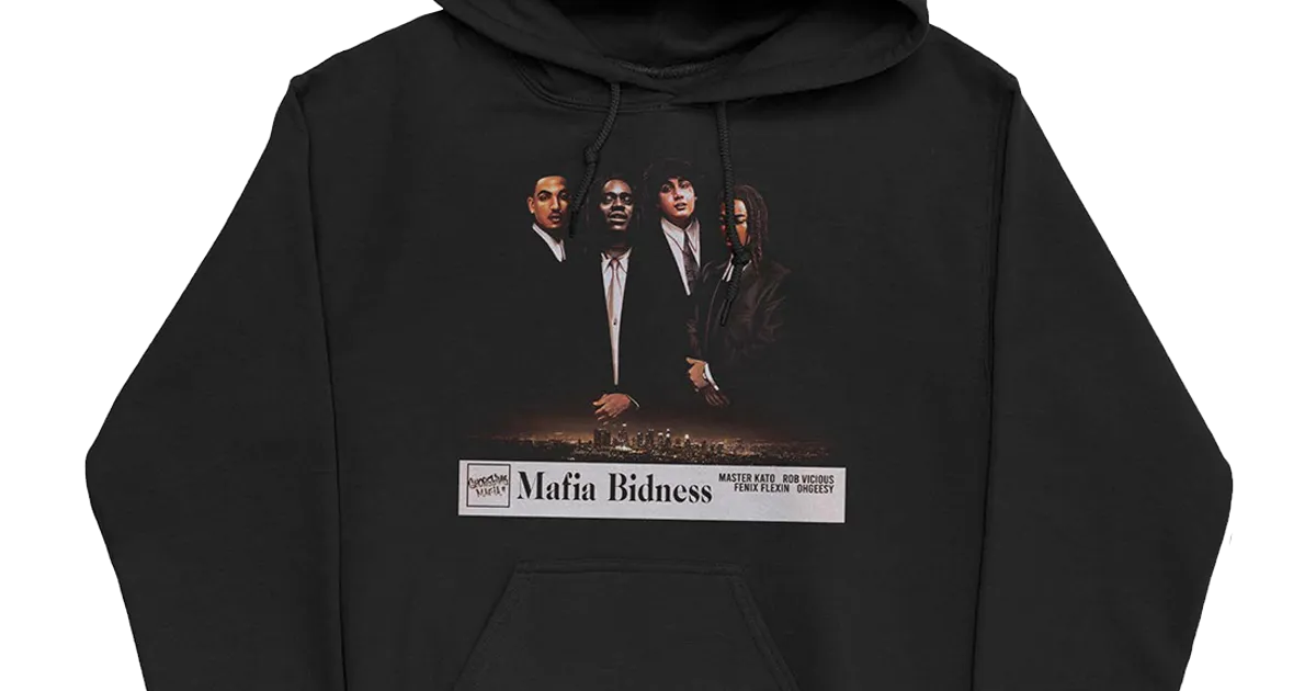 Shoreline Mafia Mafia Bidness Deluxe Cover Art Hoodie