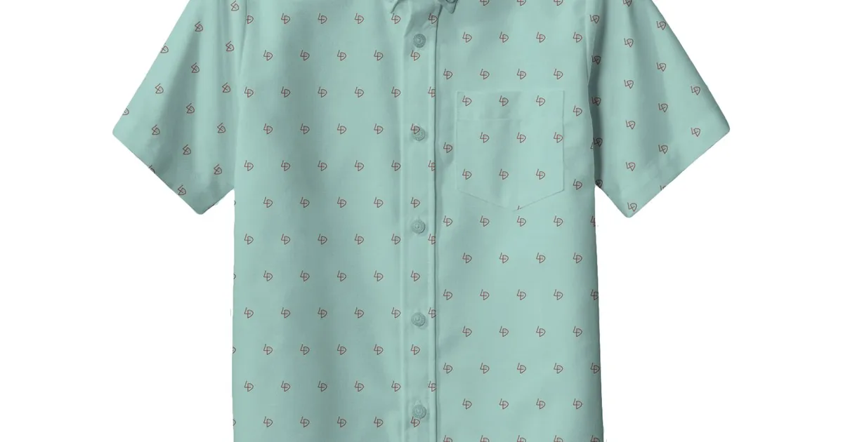 Lil Dicky MINT BUTTON DOWN SHIRT