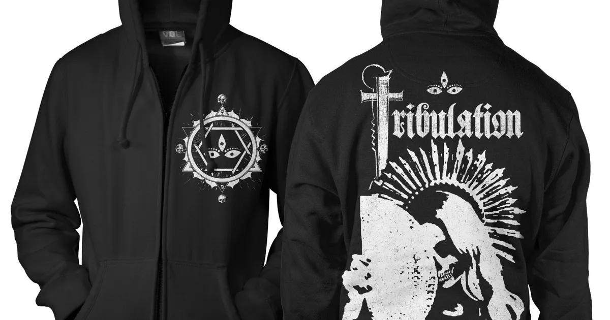 Tribulation Motherhood of God Zip-Up Hoodie (Black)
