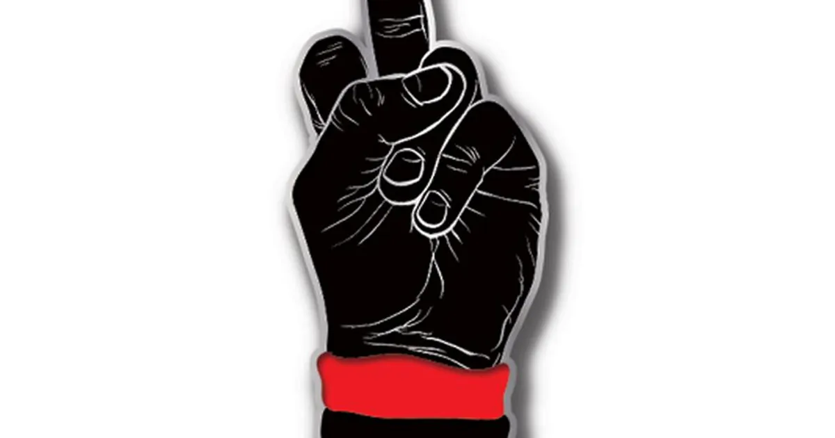 Dead Prez Middle Finger Pin